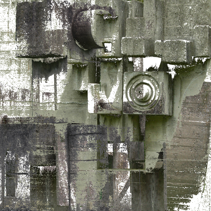 FOUND in ITHACA » ©Ridenour_Cement Sculpture Abstract-17.a