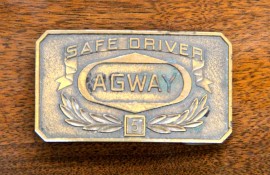 FOUND in ITHACA » Agway Belt Buckle